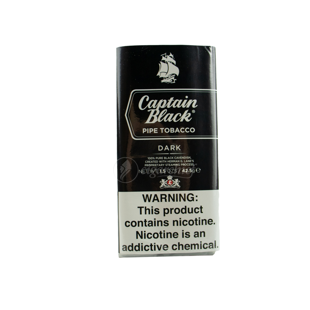 Captain Black Pipe Tobacco Dark Blend - Cigar Chief