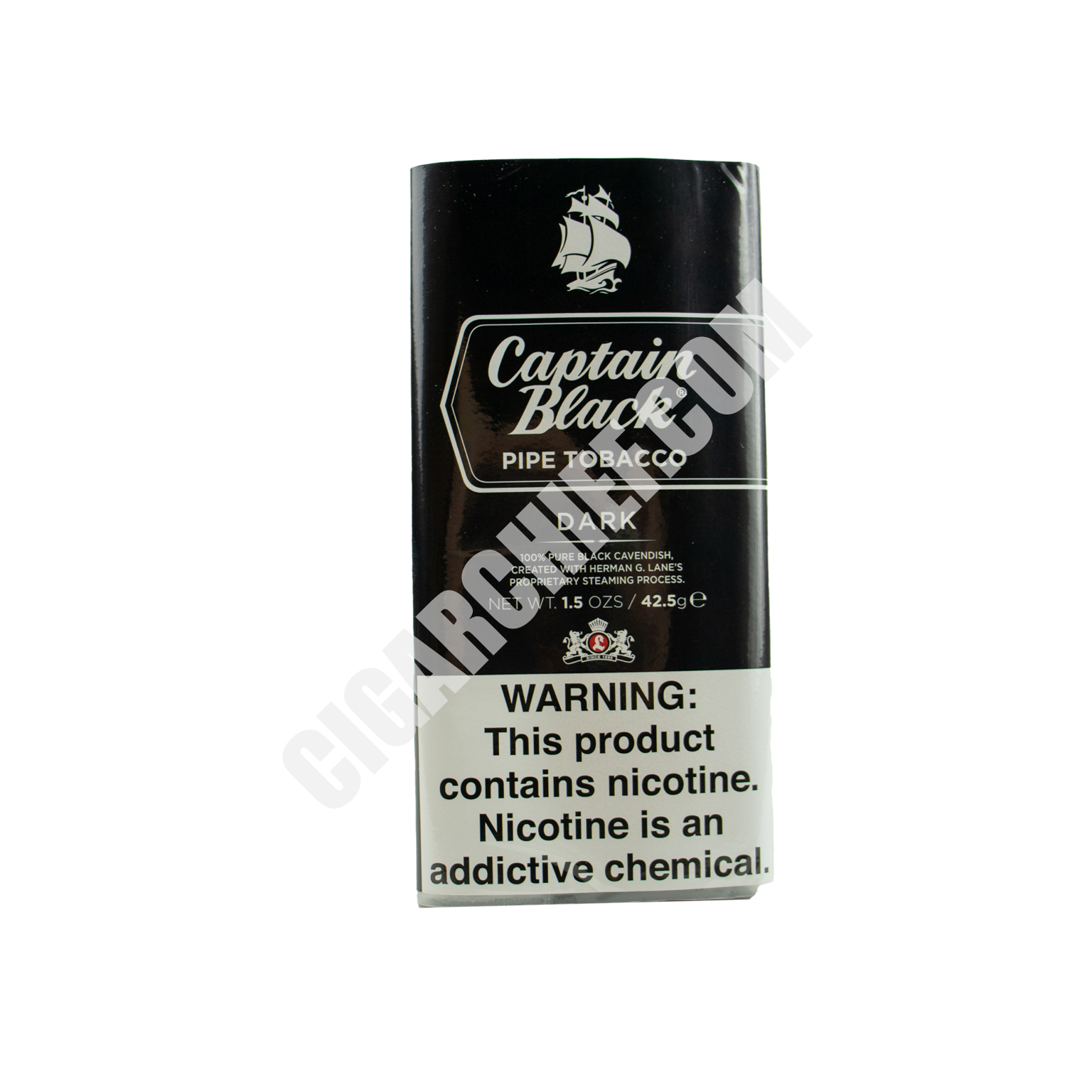 Captain Black Pipe Tobacco Dark Blend - Cigar Chief
