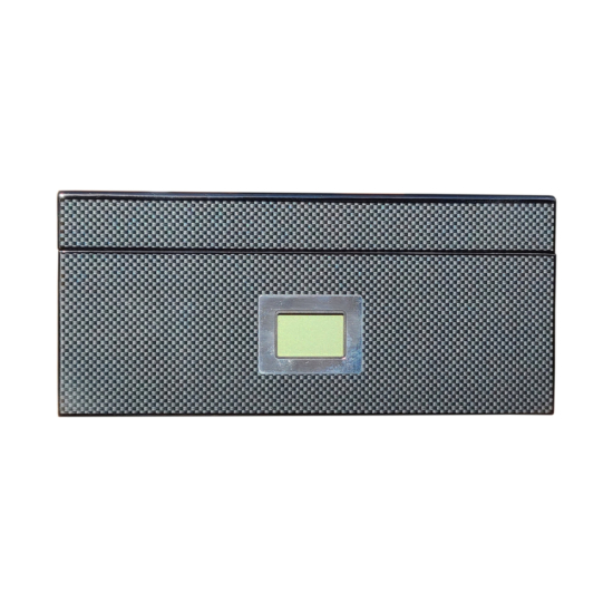 Capri Deluxe Carbon Fiber 40 Cigar Humidor - Cigar Chief