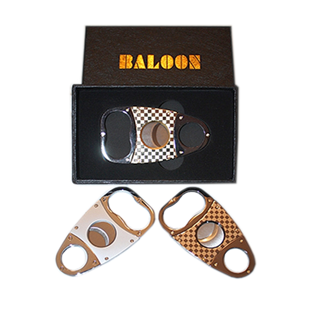 Baloon Three Finger Metal Cigar Cutter - Cigar Chief