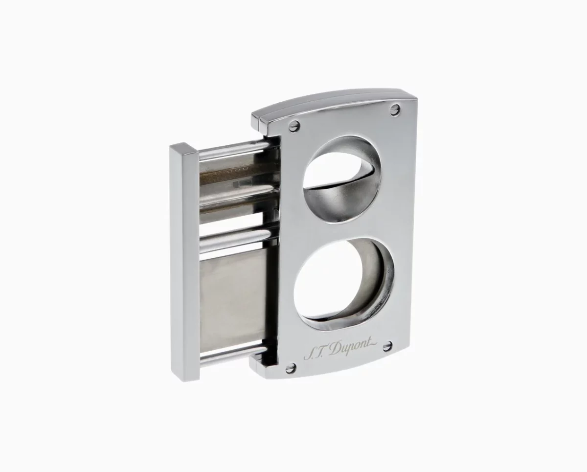S.T. DuPont Chrome Double Blade Cigar Cutter - Cigar Chief