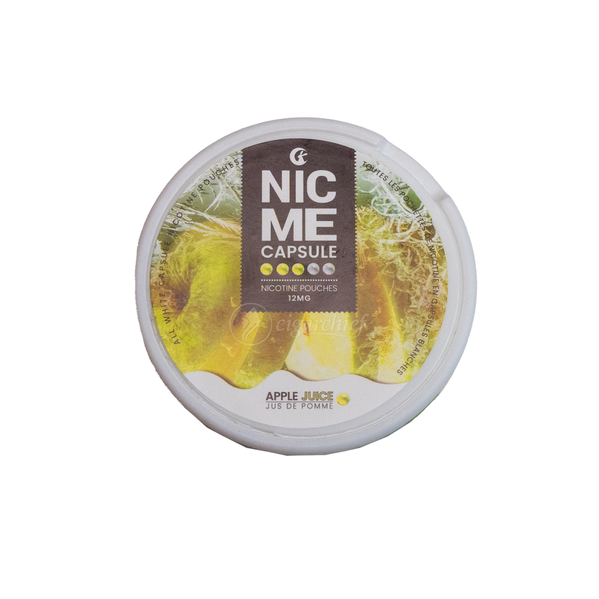 Nic Me Capsule Apple Juice 12 mg - Cigar Chief