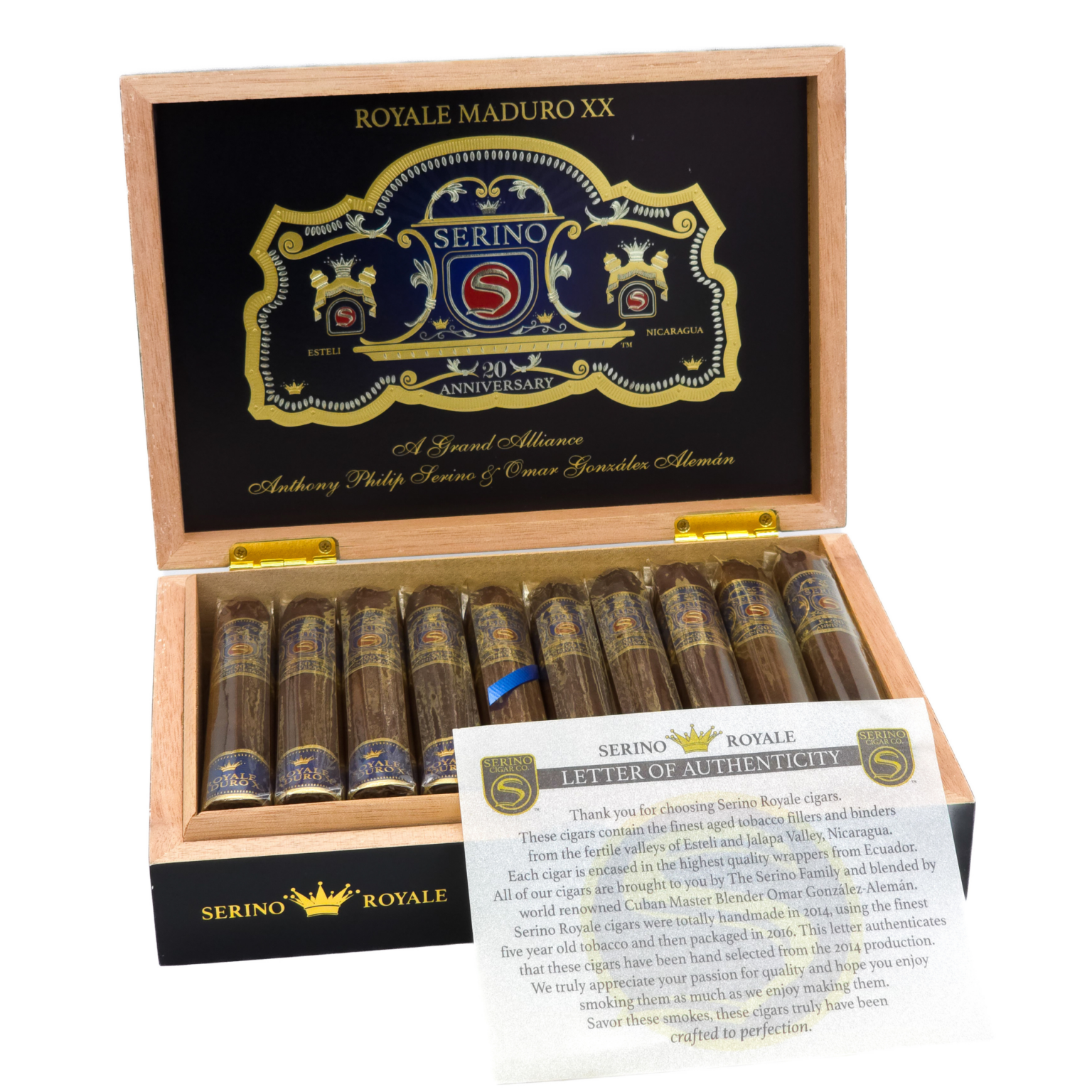 Serino Royale Maduro XX Belicoso - Cigar Chief