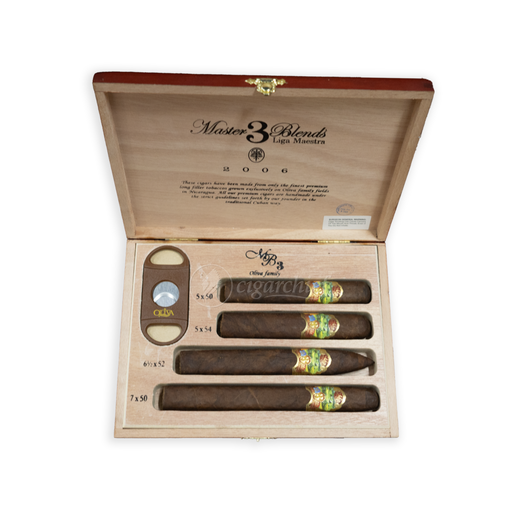 Oliva Gift Assortment 4-Cigar Sampler with Cutter - Cigar Chief