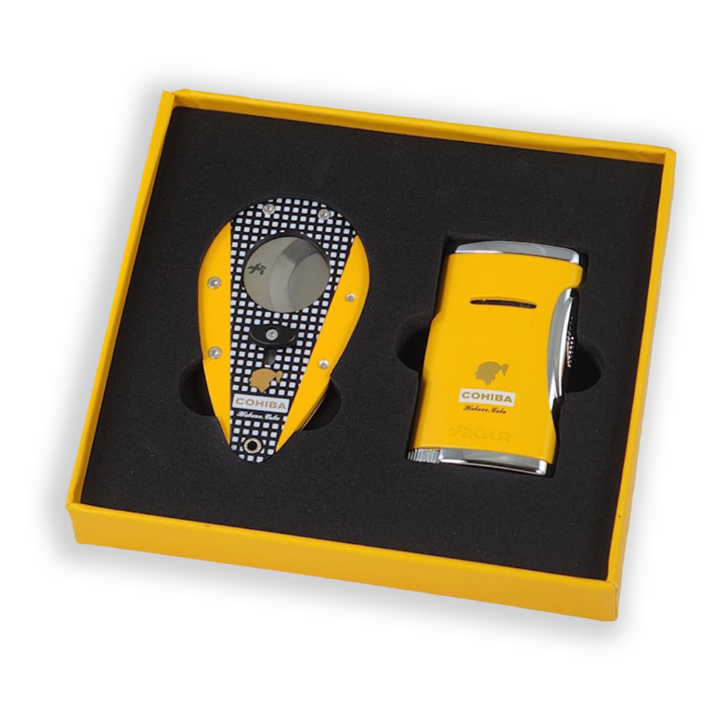 Cohiba MX Lighter and Cutter Set - Cigar Chief