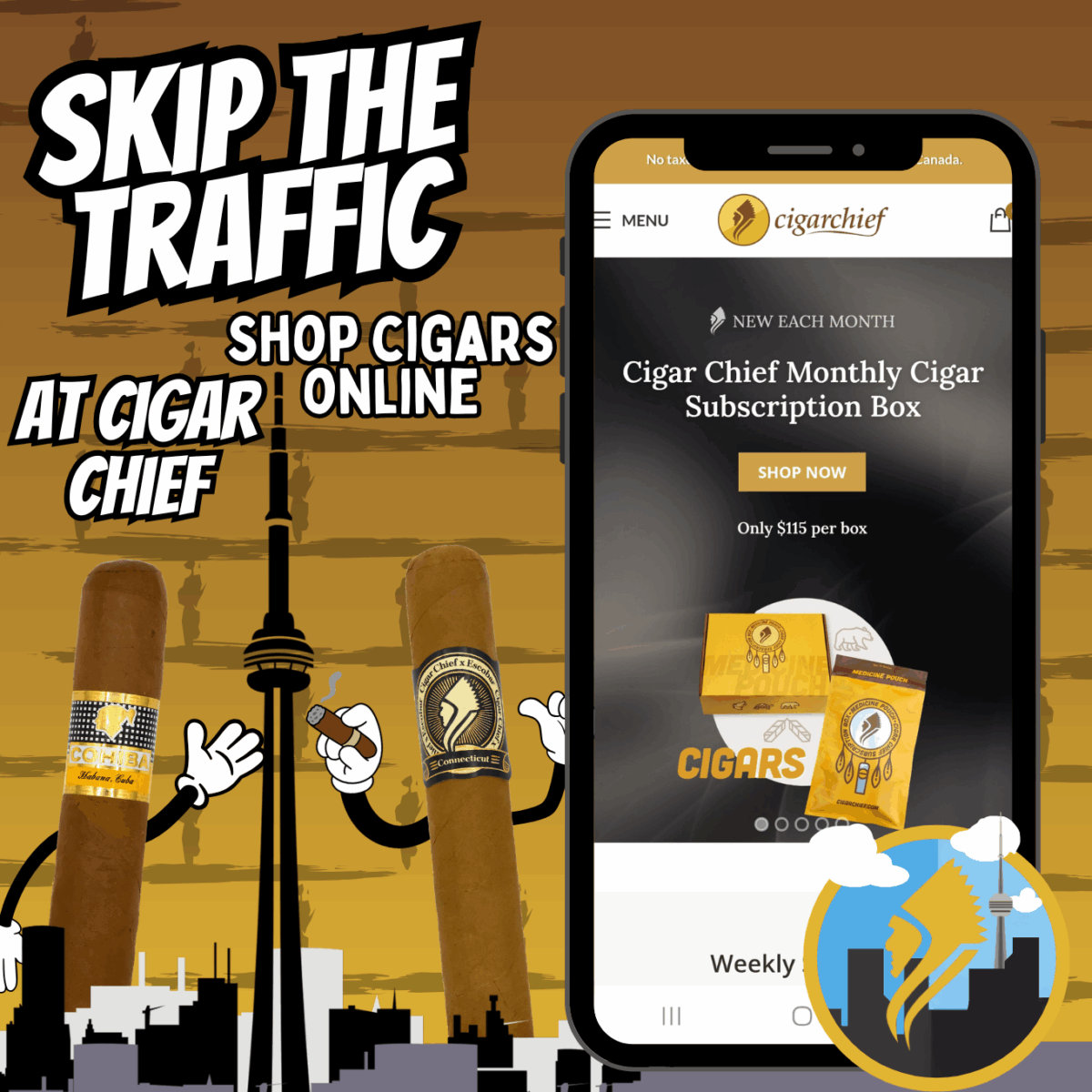 Buy Cigars Online Toronto – Fast Shipping from Cigar Chief - Cigar Chief