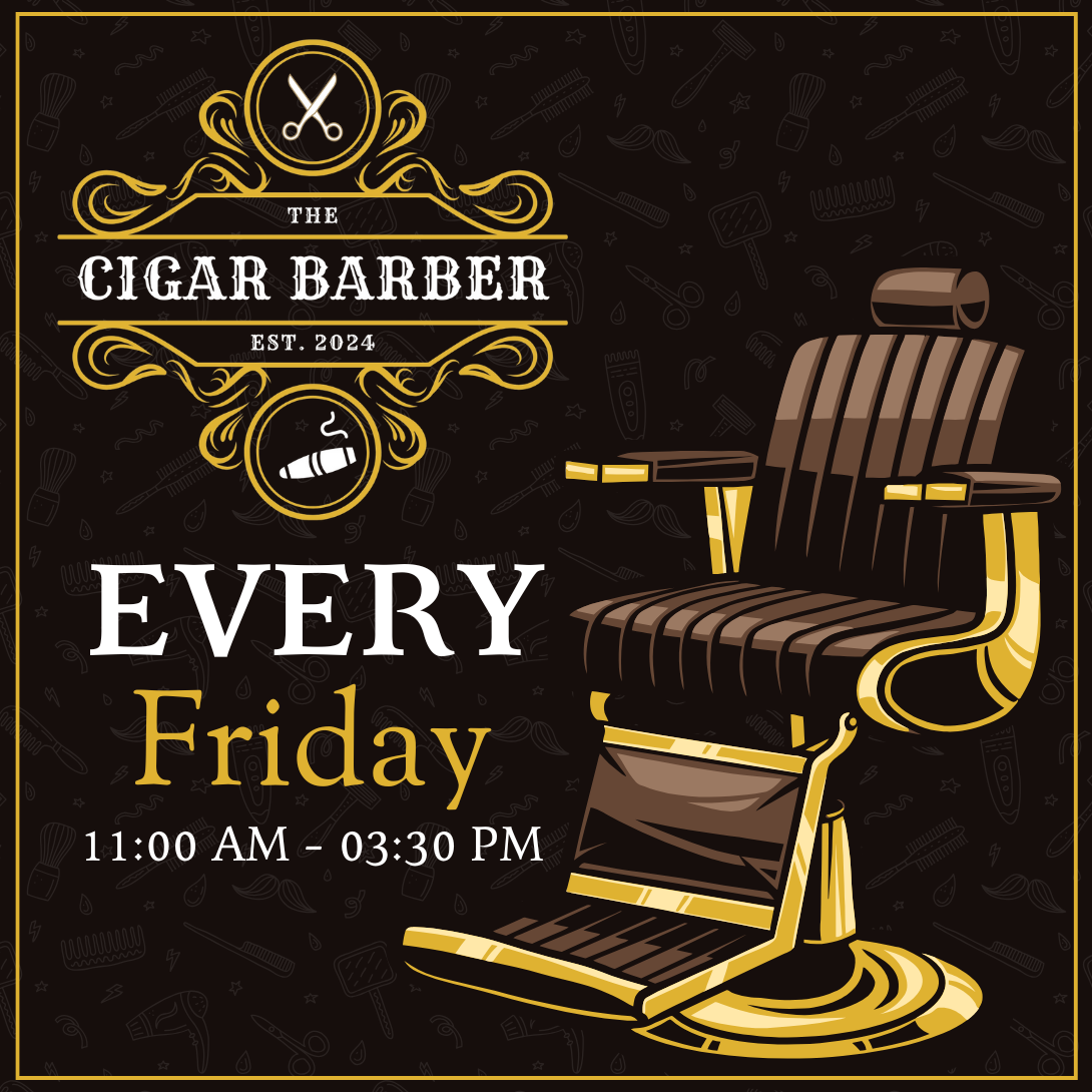 Harry the Cigar Barber at Cigar Chief | Haircuts & Cigars - Cigar Chief