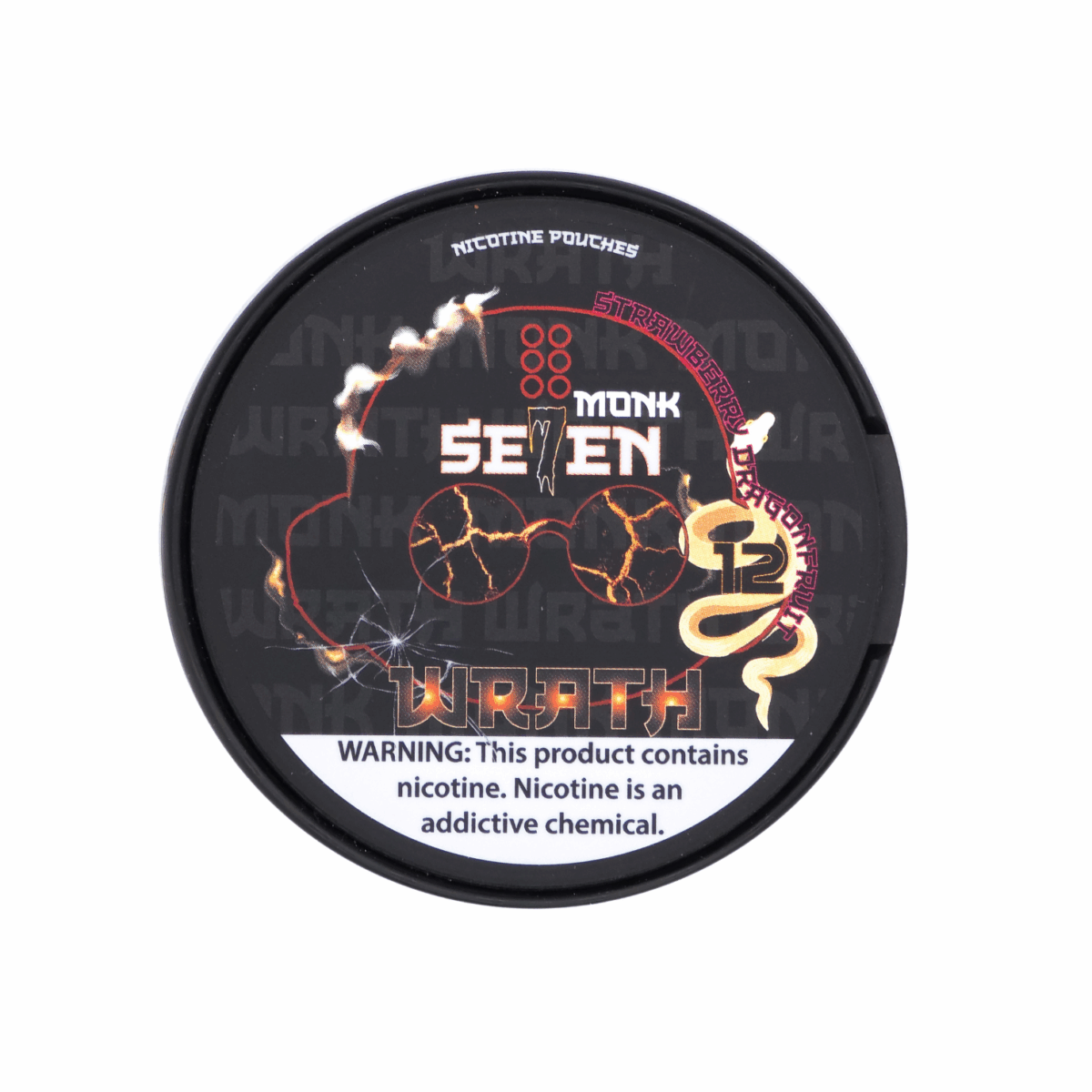 Monk Se7en Wrath Strawberry Dragonfruit 12 mg - Cigar Chief