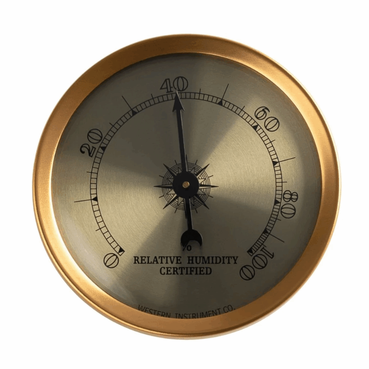 Western Analogue Hygrometer - Cigar Chief